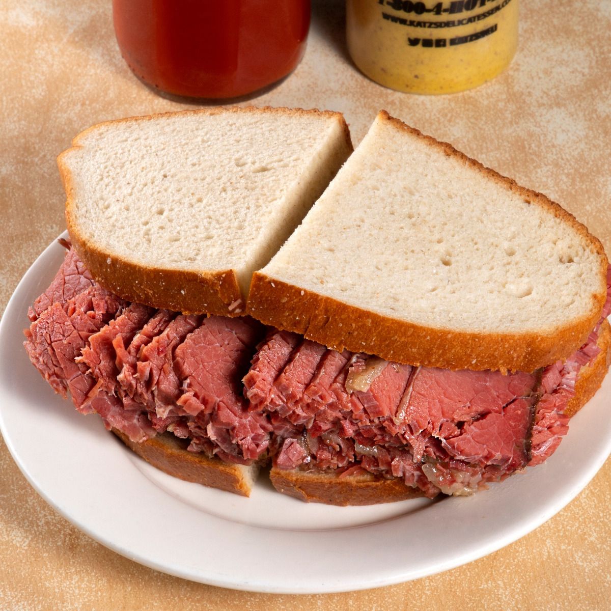Katz's Deli Katz's Corned Beef Sandwich - Order for Local Delivery & Pickup